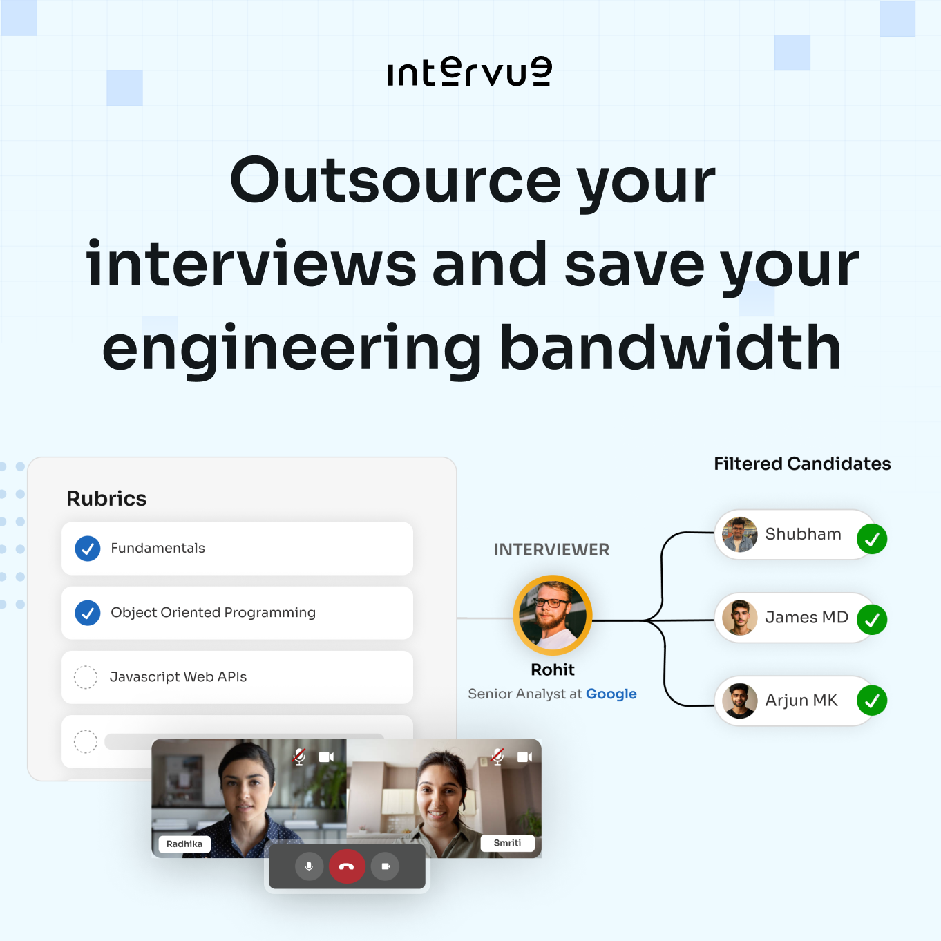 Interview Outsourcing, Interview as a Service Platform - Intervue